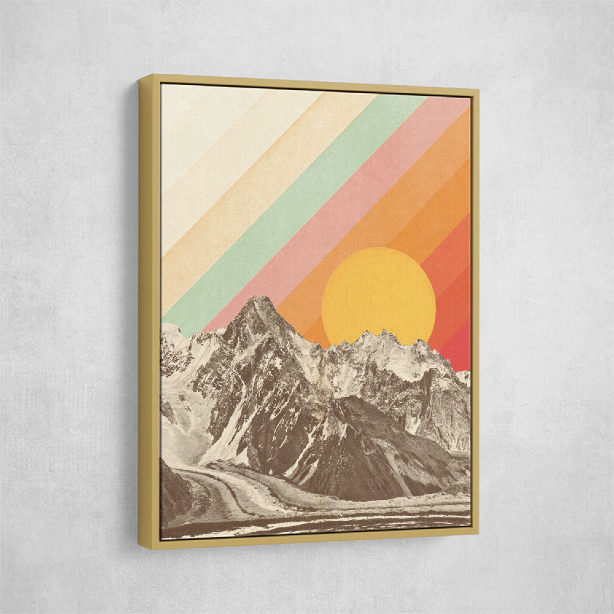 Mountainscape NAo1 Wall Art